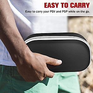 COLOR TREE Storage Case Carry Case Bag Compatible with PS Vita, PS Vita Slim, for PS Vita 1000/2000, Protective Hard Case Cover, Waterproof Shockproof Storage Travel Bag Travel Carrying Case