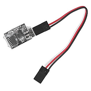 Jopwkuin Mini RC Gyroscope, RC Car Parts Replacement Safe Adjustable Sensitivity for RC Drift Car