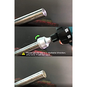 ORX PLUS TOOLS 2 PCS Deburring External Chamfer Tool, with HSS Blade and Tungsten Blade, Deburring Drill Bit, Remove Burr Tools Quick Release Shank Fits for 1/8"-3/4"(3mm-19mm)