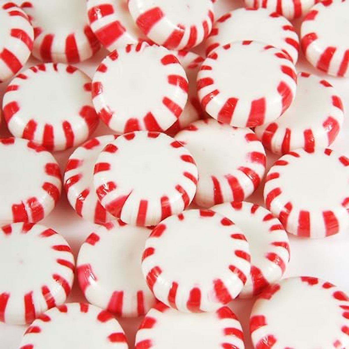 LaetaFood Sugar Free Peppermint Pinwheel Starlight Hard Candy (1 Pound Bag)