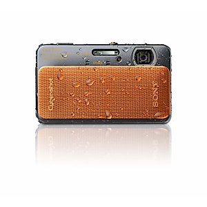 Sony Cyber-shot DSC-TX20 16.2 MP Exmor R CMOS Digital Camera with 4x Optical Zoom and 3.0-inch LCD (Orange) (2012 Model)