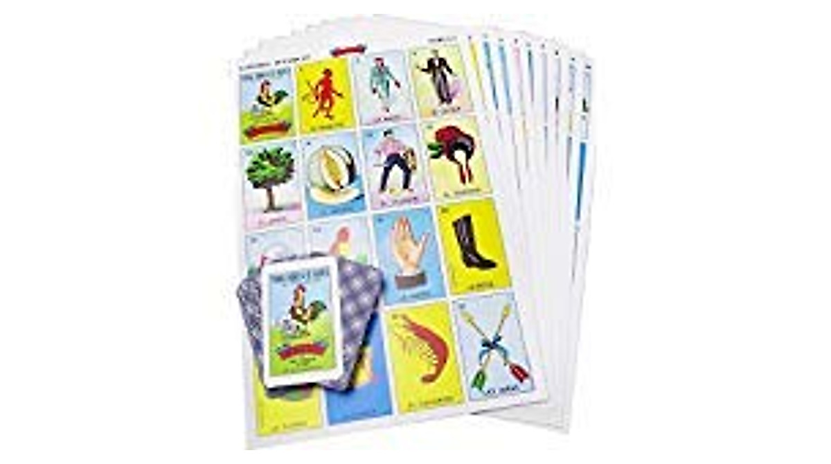 Authentic Mexican Loteria Game - Jumbo Boards & Cards