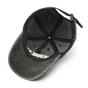 Brooklyn Cap Washed Vintage Baseball Cap Sun Hat for Men and Women Navy Blue