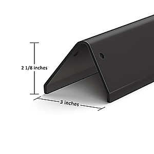 WEMEIKIT 66032 & 66795 Flavorizer Bars 17-Inch Replacement for Weber Genesis II E-310 E-315 S-335, Genesis II/LX 300 Series (2017 and Newer) Grill Parts, Porcelain Steel Flavor Bars, Pack of 5