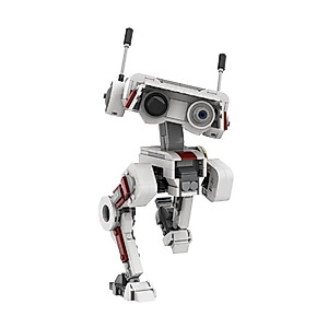 Sayotoo Space War Bd-1 Building Block Set,Collectible Toy; Puzzle Robot Kit for Kids(414 PCS), White