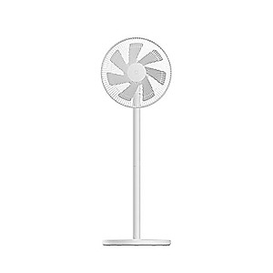 Xiaomi Mi Smart Standing Fan 2 Lite, Smart Fan, Portable Design, 7 Rotor Blades For Powerful Airflow, Voice Control, Mi App Control, White