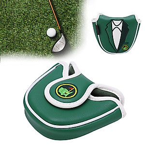Small Headcover, Green Jacket Design Putter Cover for Club for Course for Lovers for Player