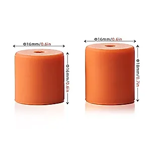 3D Printer Silicone Bed Mounts, Ender 3 Silicone Leveling Solid Bed Mount, 3D Printer Leveling Spring Replacement Part for CR-10/Ender-3 v2/ Pro/S1/Ender 5 Pro, 8PCS