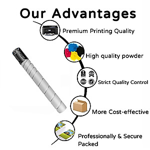 RIOMAN TN323 Toner Cartridge Compatible Replacement for Konica Minolta TN323 to Use with BH227 287 367 7528 7536 7522 Toner Printer