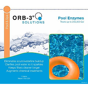 Orb-3 F839-000-1G Pool Enzymes Jug, 1-Gallon