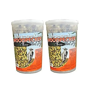 Pine Tree Farms Woodpecker Classic Seed Log, 40-Ounce (Pack of 2)
