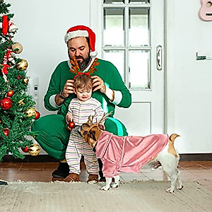 Girl Dog Clothes Shirts Indoor Costume- Jumpsuits for Pajama Girl Winter Clothes- Soft Cats Clothes Vest Jumpsuit Dog Coat Loungewear Robe Costume Cotton Rompers Pet Small Comfy Yorkie