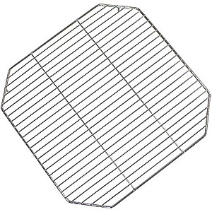 Sunnydaze Grelha 16-Inch Square Steel Fire Pit with Grilling Grate - Black Finish