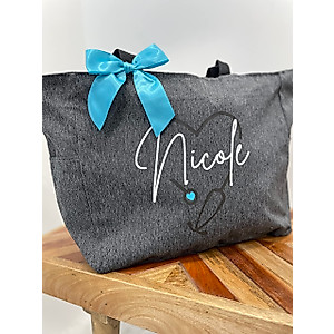 Personalized Large Nurse Tote Bag - Custom Gift for Nurse - Customized Tote Bag - Gift for Nurse - Personalized Gift - Nurse Graduation Gift - Gift for Doctor