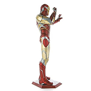 Metal Earth Premium Series Marvel Iron Man Mark LXXXV 3D Metal Model Kit Bundle with Tweezers Fascinations