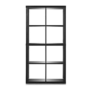 4 Cube Storage Organizer, Black and Beige (1 PK)