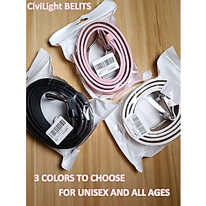 Punk Studded Belt for Women Rock Threads Goth Stud Pyramid Gothic Clothing (Pink)