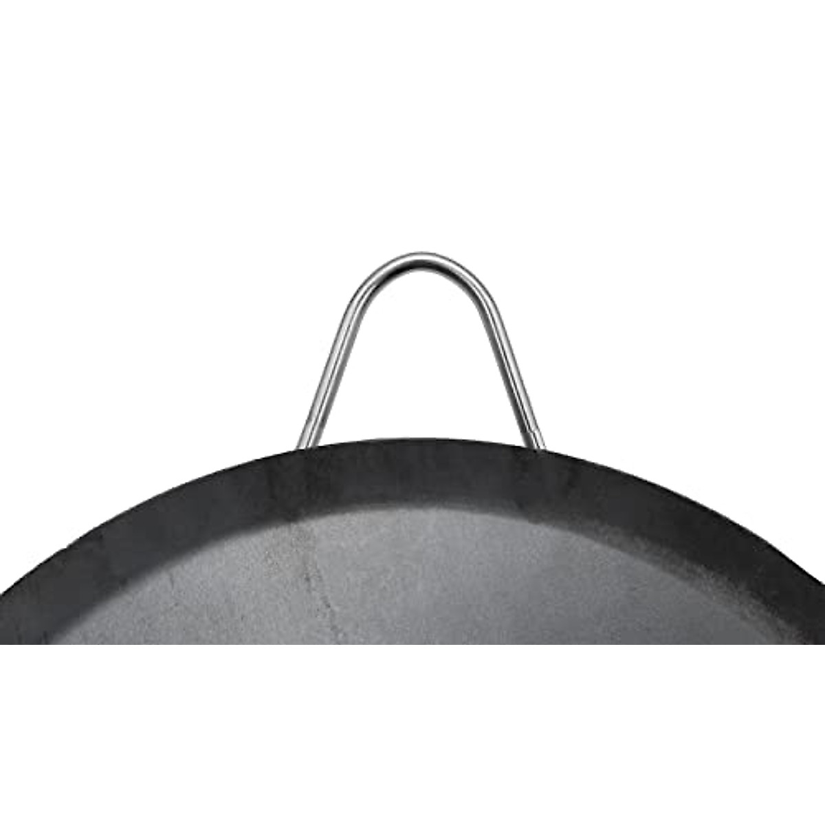 Comales Para Tortillas Grande Para Estufas for Tortillas y Quesadilla Carbon Steel Heavy Duty Metal Handle (11.5 Inch)