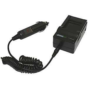 Blue Nook Kodak EasyShare V530, EasyShare V603 - Replacement Battery Charger (Incl. Car and European Plug Adapters)