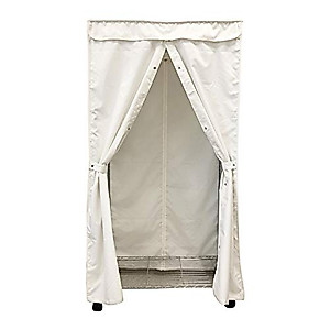 Portable Garment Rolling Rack Cover - Protect Your Clothes From Dust Keep Your Room Looking Organized (Cover Only) - 36"Wx18"Dx68"H
