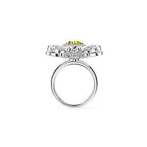 Swarovski Eternal Flower Ring Cz White 2 8