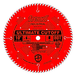Freud LU85R010: 10" Carbide Tipped Saw Blade for Crosscutting