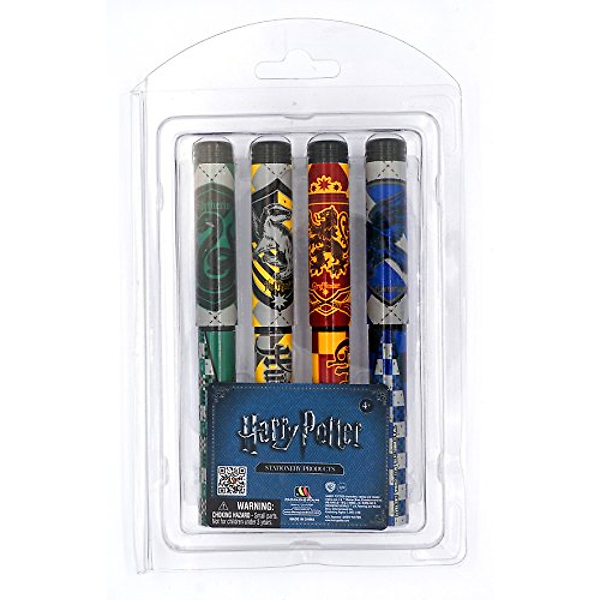 HARRY POTTER 4-Pack Ball Pen Set B, Multicolor, 1"