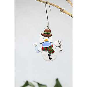 Quarantine Christmas Ornament 2020 Snowman | Face Mask Hand Sanitizer Covid Christmas Tree Ornaments