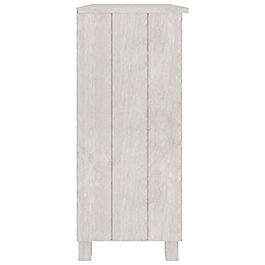 GOLINPEILO Wooden Sideboard 2 Shelf Bookcase Storage Cabinet, 2-Tier Bookshelf Cupboard Storage Cabinet for Bedroom, Living Room 33.5"x13.8"x31.5"(A)