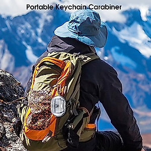 Fintie Clear Case for New Beats Studio Buds + (2023) / Beats Studio Buds 2021, Anti-Lost Shockproof Earbuds Protective Cover with Keychain Carabiner Support Wireless Charging, Crystal Clear