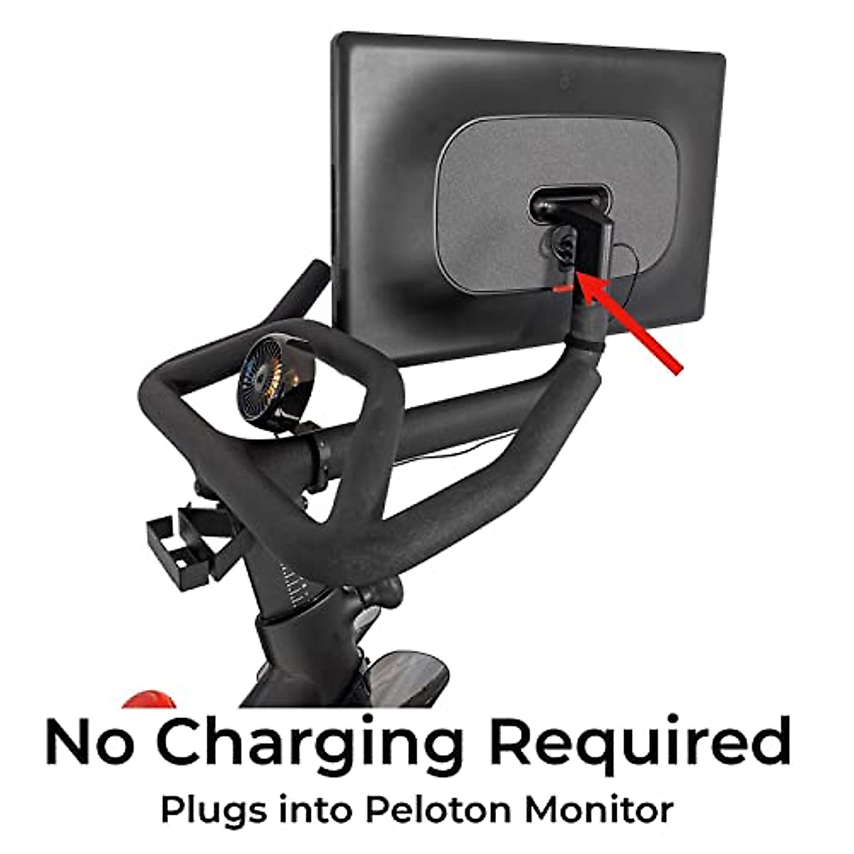 HEEPDD Fan for Peloton Bike, Aluminum Alloy Material Exercise Bike Fan No Batteries or Charging Required USB Portable Fan Peloton Stationary Bike Fan Bike Accessories for Peloton