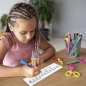 Dry Erase Number Line Board 4”x12” Inch Lapboard Double Sided White Board Featuring 0-10 Number Line On One Side 0-20 On The Other for Students Desk
