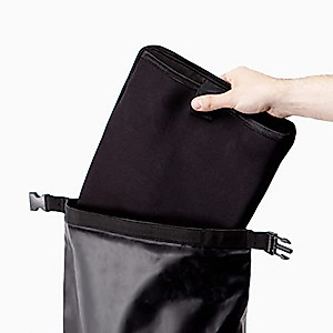 A-LAB | Model B | Waterproof Bicycle Backpack | Messenger Backpack | Courier Backpack Made of Robust Truck Tarpaulin (25 l) with Extra Sleeve for 15"Laptop