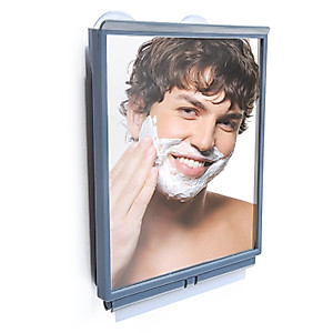 ToiletTree Products Fogless Shower Bathroom Mirror with Squeegee and Travel Bag