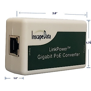 Inscape Data APC1048 Active to Passive 48V PoE Converter, 3-Year Warranty