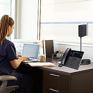 5 Volt Power Supply is Compatible with The Polycom IP Phones VVX 150, 250, 350, 450, 2200-48872-001, and 1465-48871-001.