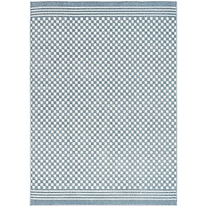 Nourison Casual Blue 5'3" x 7' Area Rug Easy Clean, Non Shedding, Bed Room, Living Room, Dining Room, Kitchen (5' x 7')