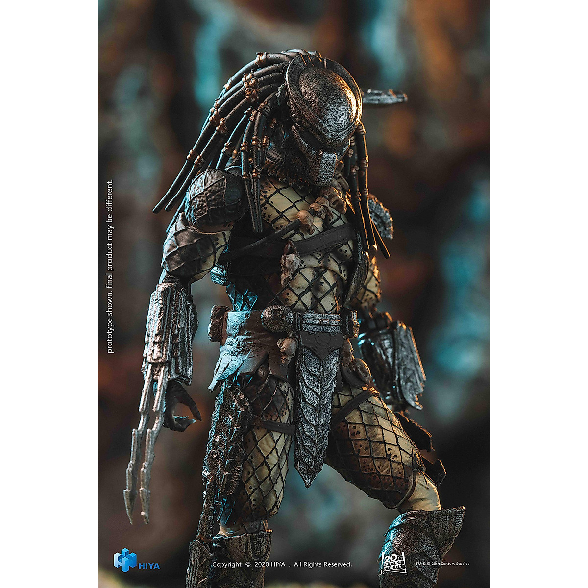 Hiya Toys Alien vs. Predator: Young Blood Predator 1:18 Scale Action Figure, Multicolor