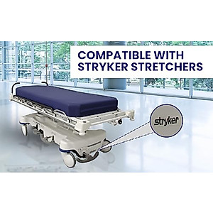 Medtrica MFV762905 Stretcher/Gurney Mattress with Vinyl Cover - Fits Stryker Trauma 1002/1020
