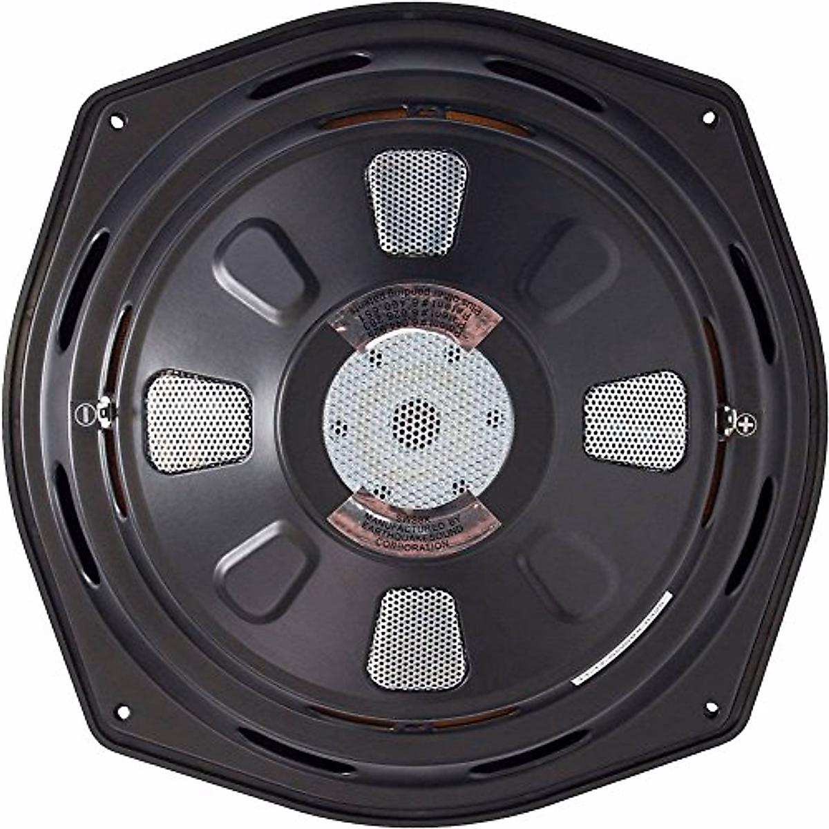 Earthquake Sound i82SWS 8-inch Shallow Woofer System Under-the-Seat Subwoofers with Gaskets, 2-Ohm (Pair)