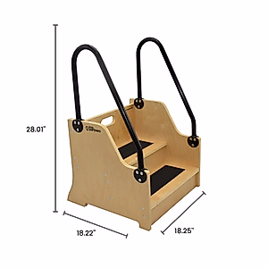 Little Partners Reach Up! Step Stool (Natural)