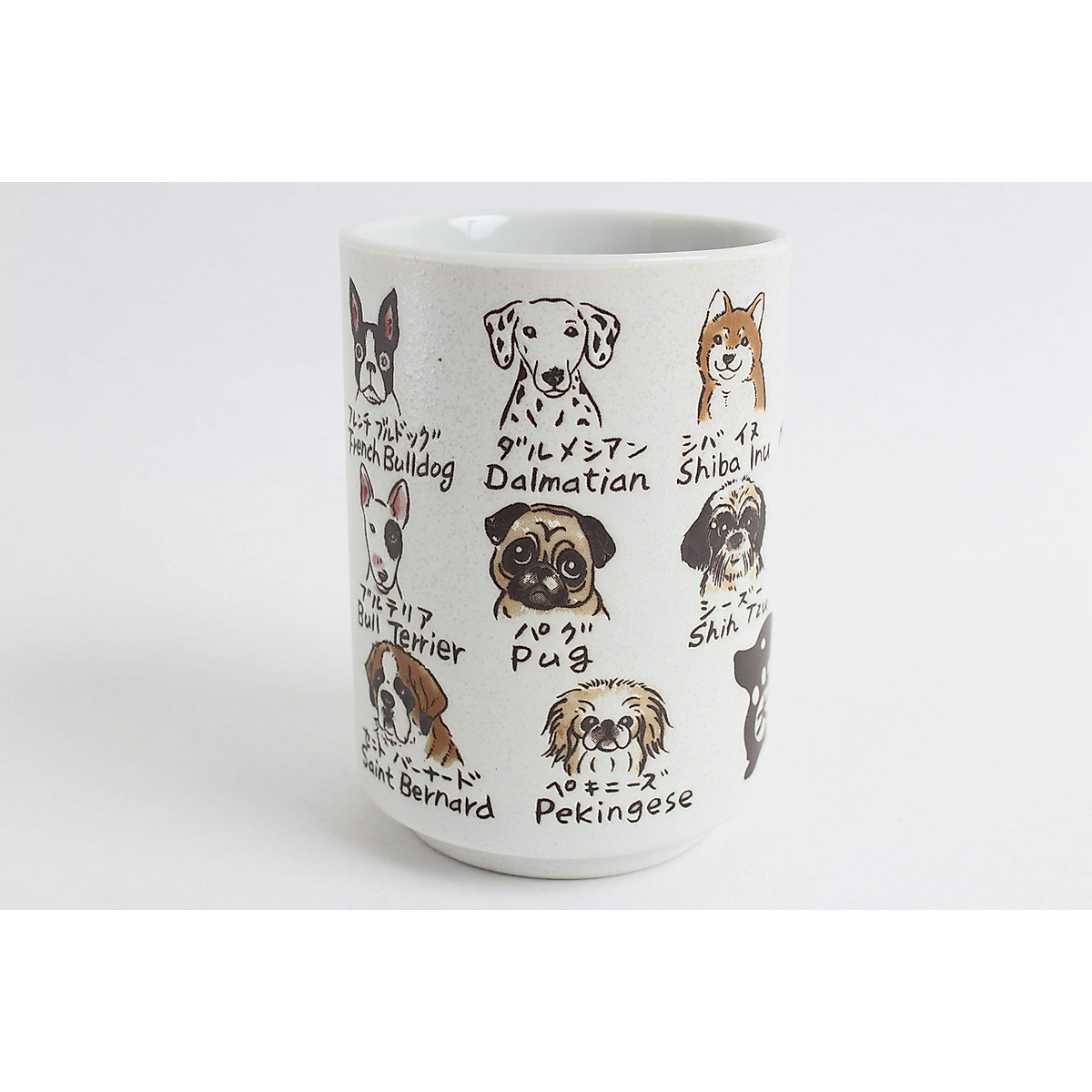 Mino ware Japanese Ceramics Sushi Yunomi Chawan Tea Cup Various Dogs made in Japan (Japan Import) YAY051