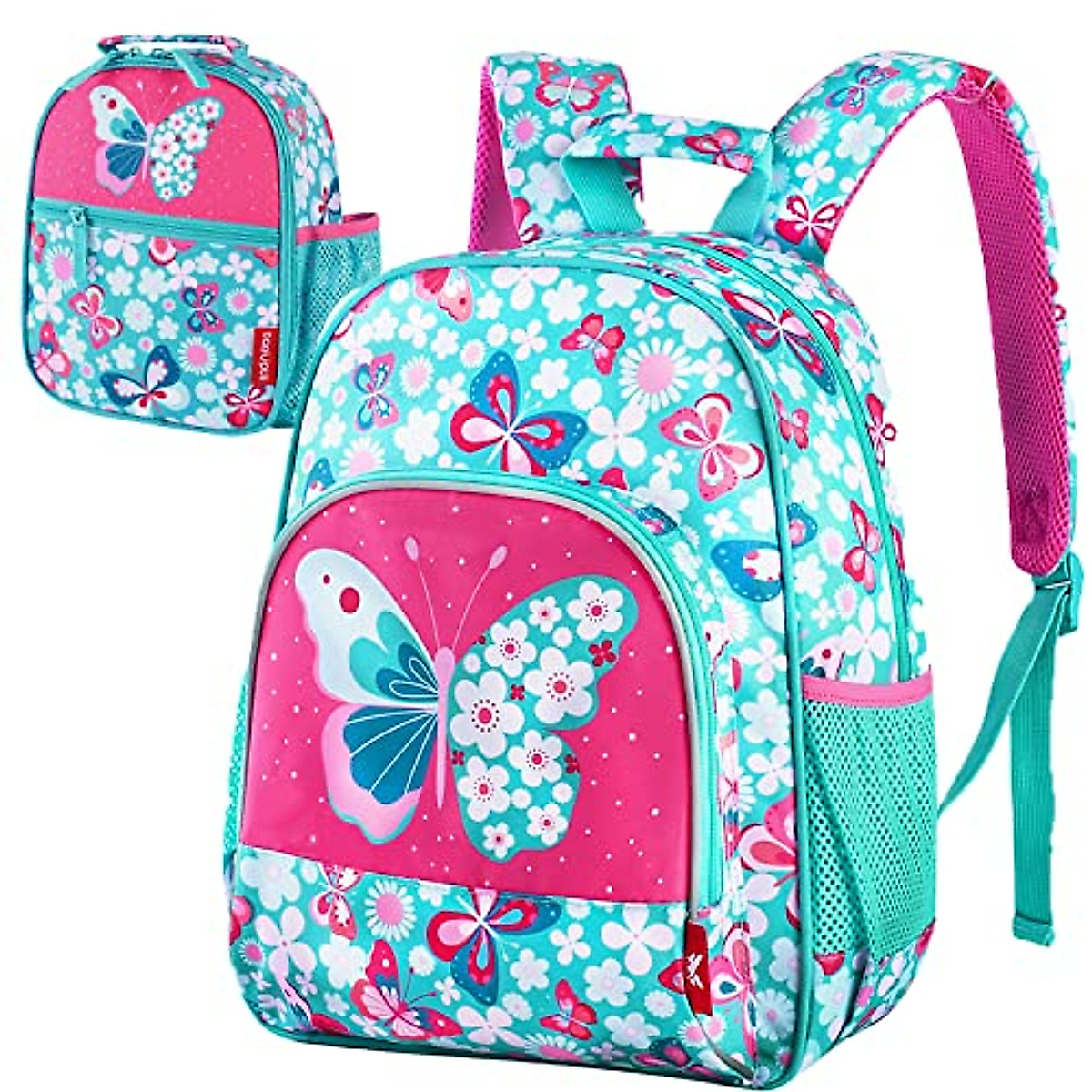 Daaupus 12-Inch girl preschool backpack,Kids Backpack for Boys & Girls, Perfect for Daycare and Preschool, Unique design print backpack for school and travel