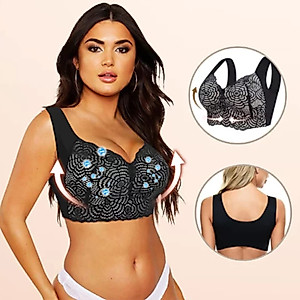 Dfcdcoo PrettyHealth Lymphvity Detoxification and Shaping & Powerful Lifting Bra for Women (skin colour,S)