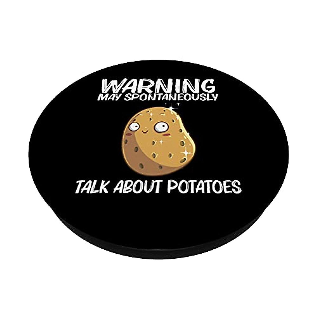Cute Potato Gift For Men Women Vegetable Baked Potato Lovers PopSockets Swappable PopGrip