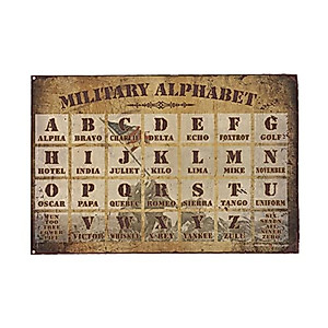 Funny Dorm Flags Military Alphabet Flag Stuff For Your Room Windsocks Outdoor (Size : 152X244CM)