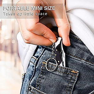 EZKIT Small Pocket Knife, EDC Knife with Stainless Steel and Wood Handle, Small Folding Knife, Blade Length1.5in