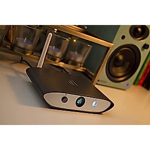 iFi Zen Blue HiFi Bluetooth Receiver Desktop DAC/Adapter - Wireless Input/Outputs - Optical/Coaxial/SPDIF/RCA / 4.4 Balanced - Audio System Upgrade (Unit Only)