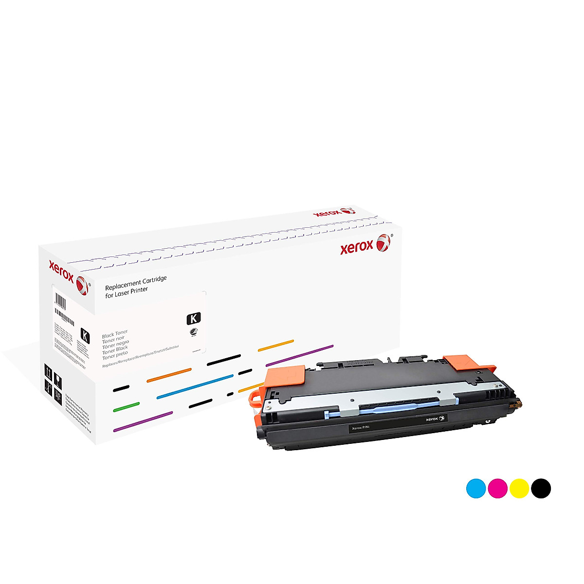 Xerox Compatible Black Toner Cartridge for Use in HP CLJ 3500/3550/3700 Equivalent to HP 308A/Q2670A