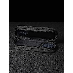 WeKnife Nylon Utility Knife Pouch - Compatible with 2 Knives for Carrying Folding Pocket Knives and Accessories - Includes A Polishing Cloth and Stickers WE-01 Black